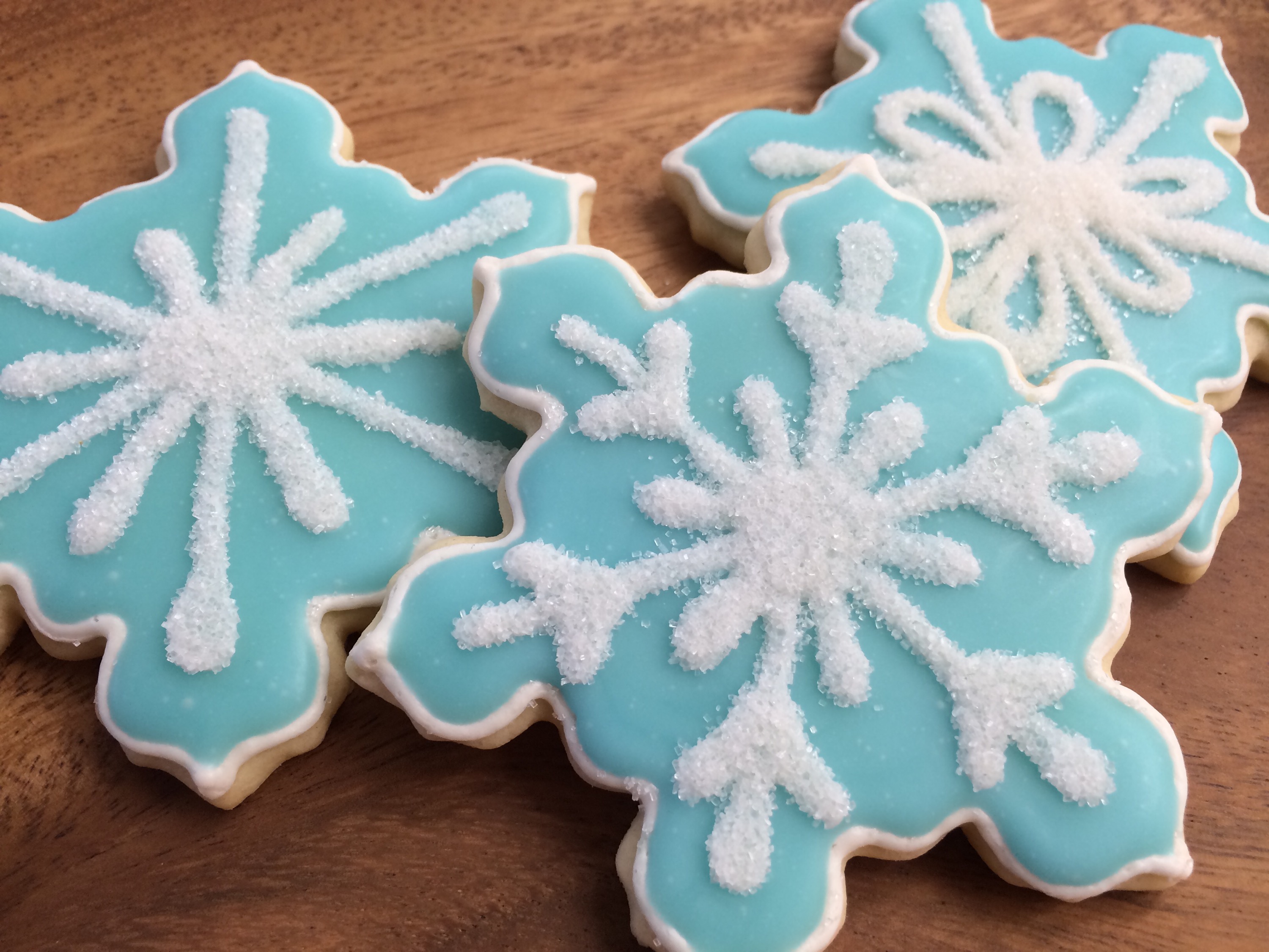 Frozen Snowflake Cookies | Cookie Carrie