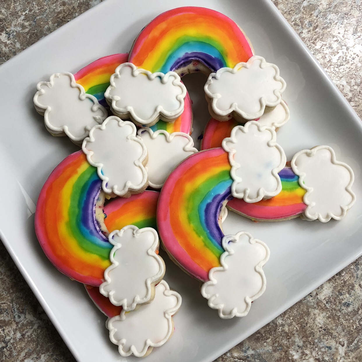 Rainbow Cookies | Cookie Carrie